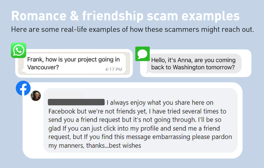 4 ways to spot and avoid this new friendship/romance scam
